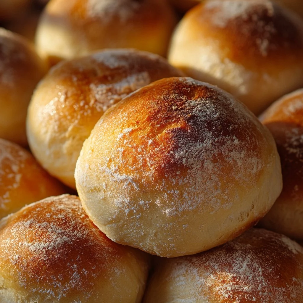 Crusty Chewy French Bread Rolls